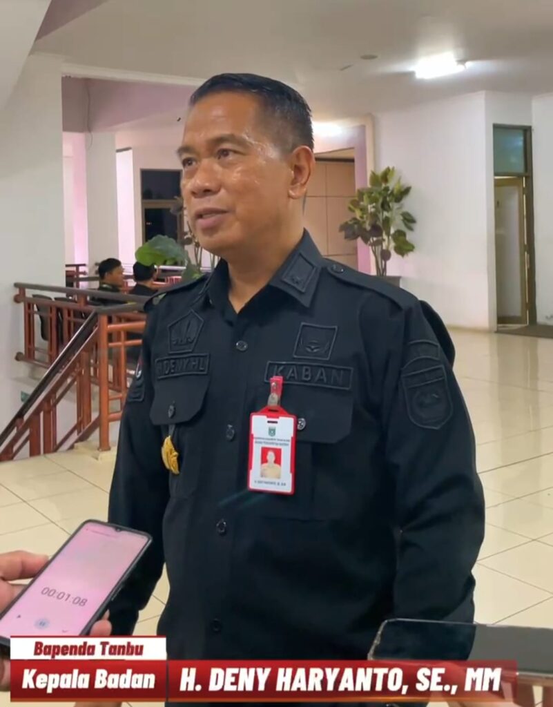 Kepala Bapenda Tanah Bumbu, Deny Haryanto : Pemasangan Taping Box Dapat ...